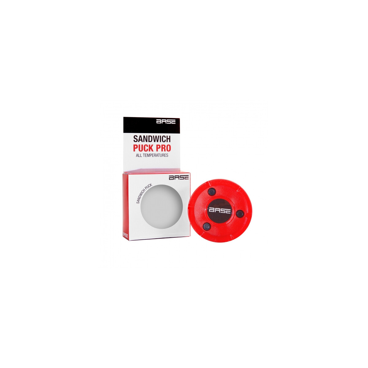 Inline Puck Base Sandwich Pro - rot, 8,95